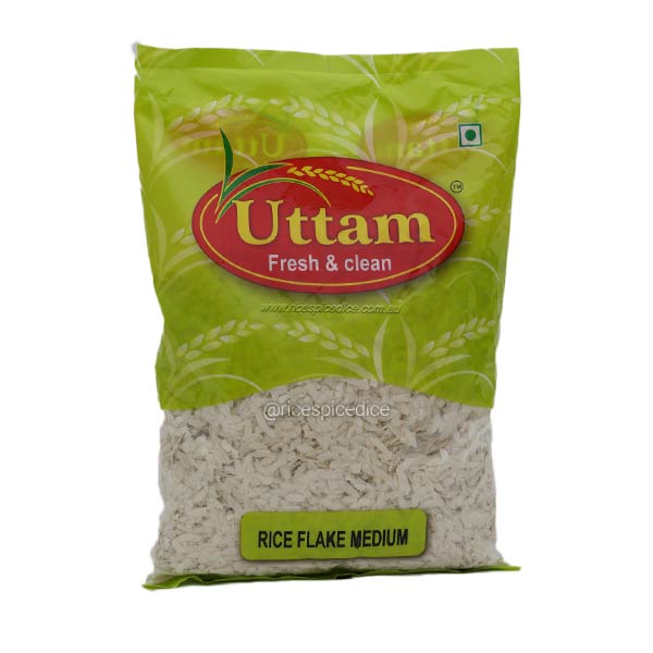 Uttam Poha Medium 1Kg – Rice Spice & Dice