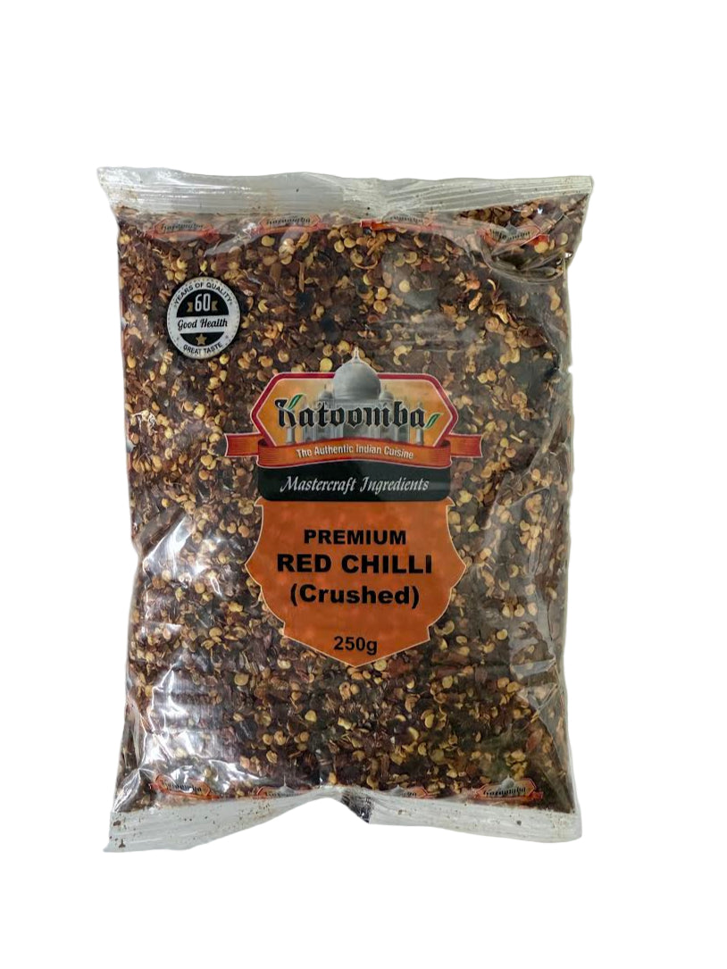 Katoomba Premium Red Chilli Crushed 250Gm – Rice Spice & Dice