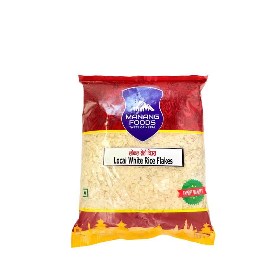 Manang Local White Chiura 1Kg – Rice Spice & Dice