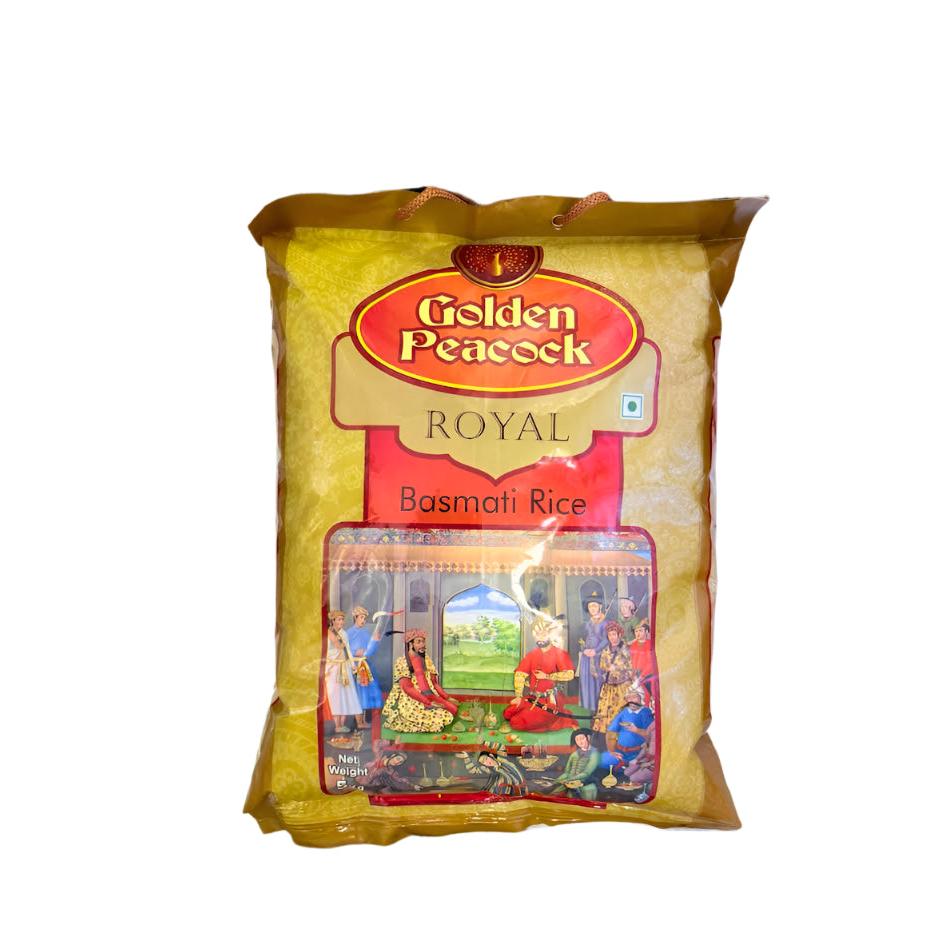 Golden Peacock Royal Basmati Rice 5Kg – Rice Spice & Dice