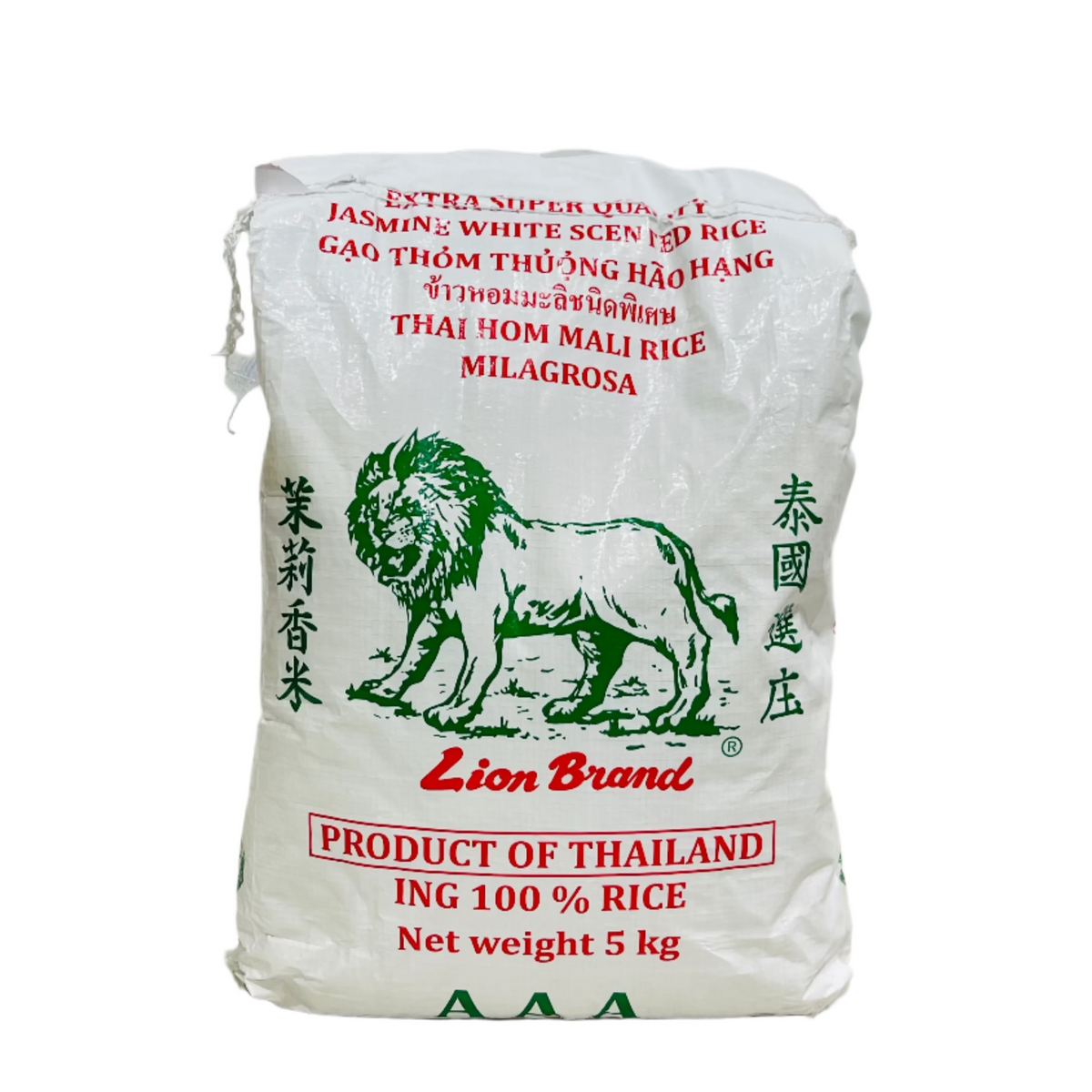 Lion AAA Jasmine Rice 5Kg – Rice Spice & Dice