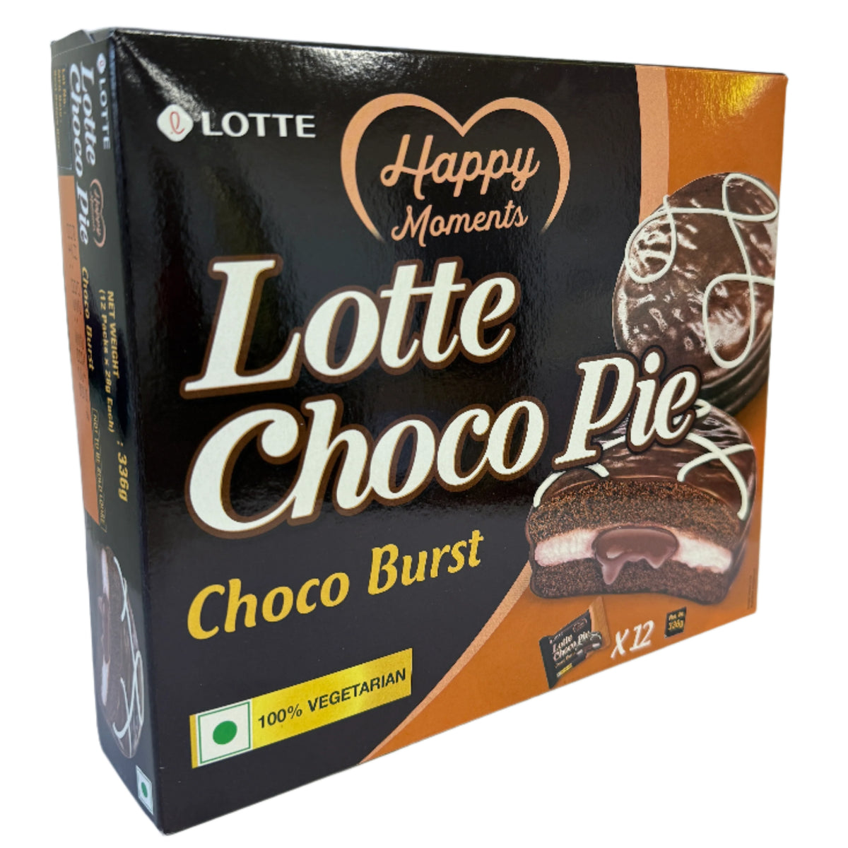 Lotte Choco Pie Choco Burst 336Gm – Rice Spice & Dice
