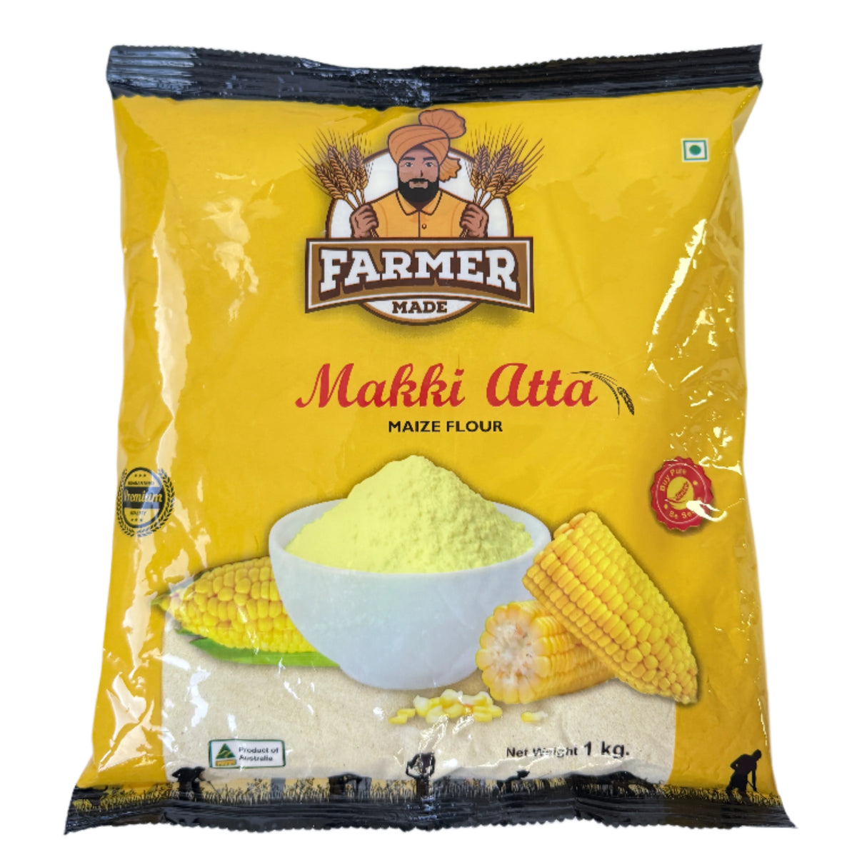 Farmer Made Makki(Maize) Atta 1Kg – Rice Spice & Dice