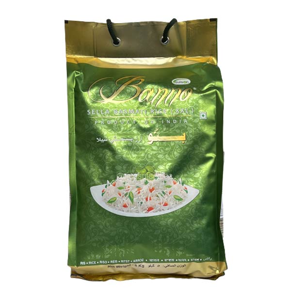 Banno Sella Basmati Rice 5Kg – Rice Spice & Dice