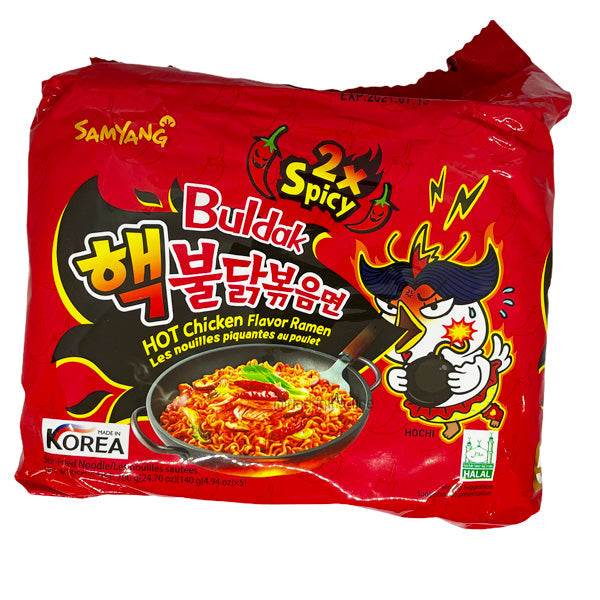 Samyang Double Spicy Red 5Pack – Rice Spice & Dice